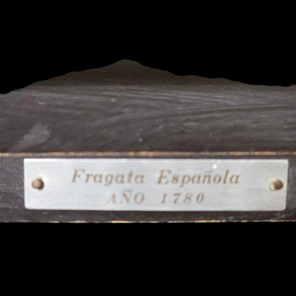 Other | Vintage Fragata Espanola Ano 178 Spanish Warship Model Ship ...